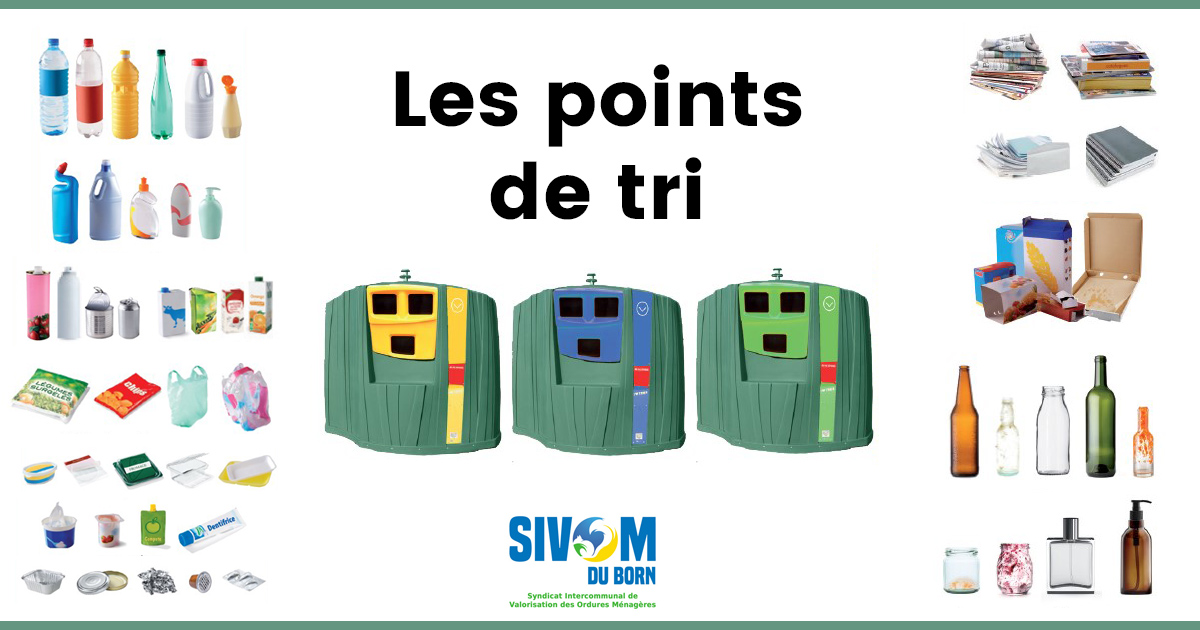 Point tri du Sivom du Born - Quartier Poms - Ville de Parentis-en-Born