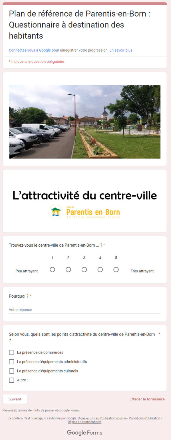 Plan de référence : participez au questionnaire en ligne - Ville de ...